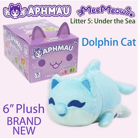 Toys | Aphmau Meemeows Under The Sea Mystery Plush Litter 5 Whale ...